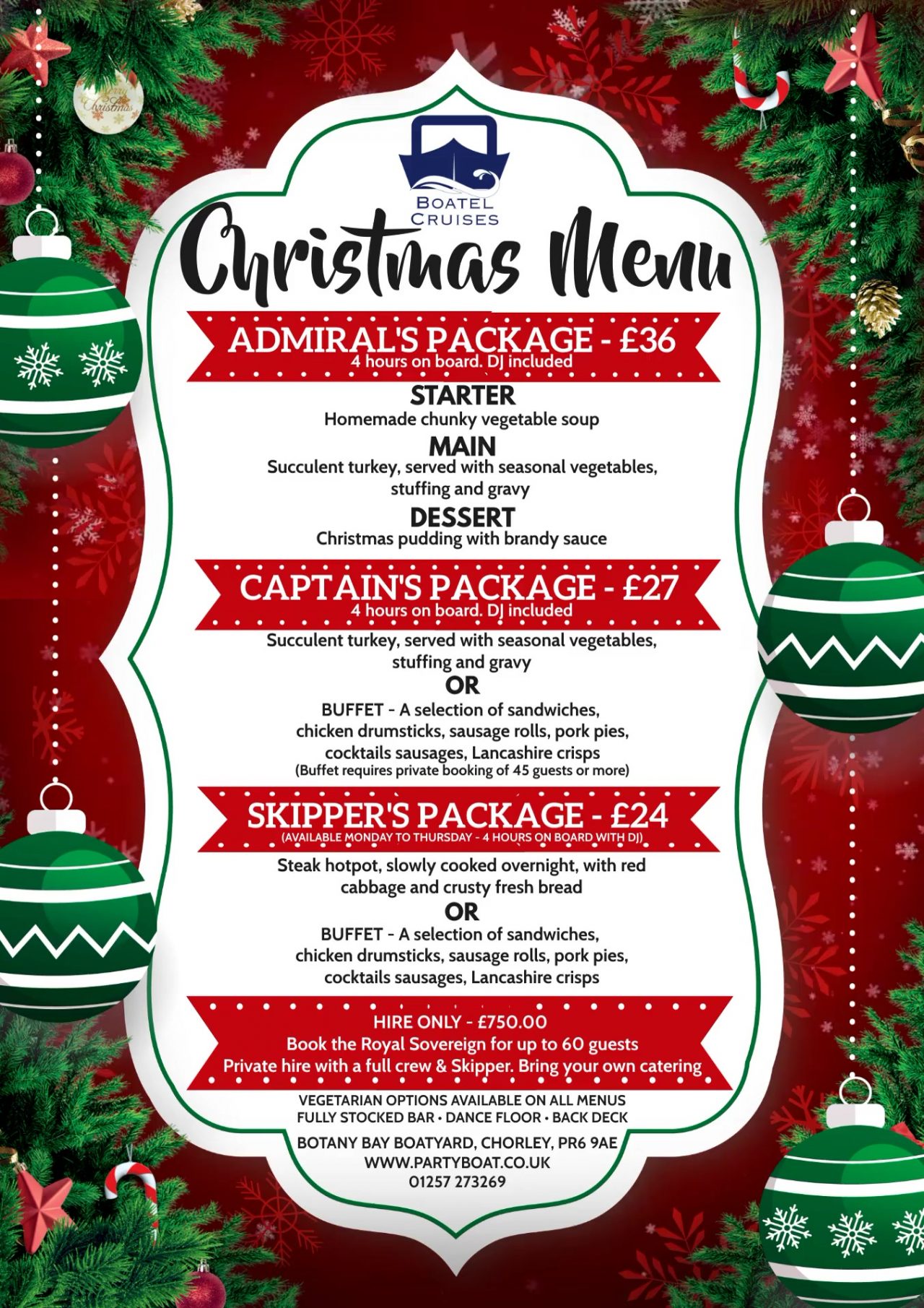 Christmas – Boatel Party Cruises